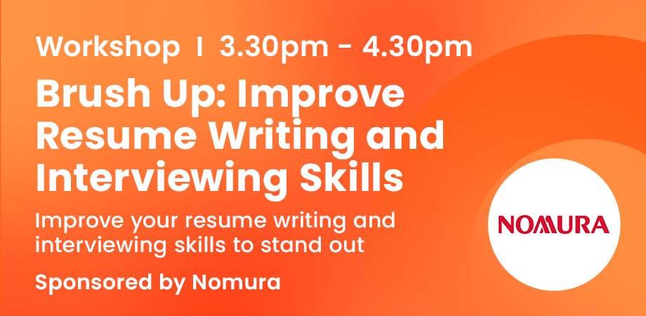 Brush Up: Improve Resume Writing and Interviewing Skills Workshop | Peatix