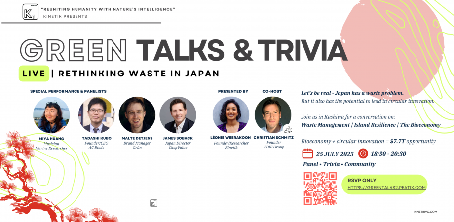 Green Talks & Trivia: Kashiwa | Rethinking Waste in Japan | Peatix