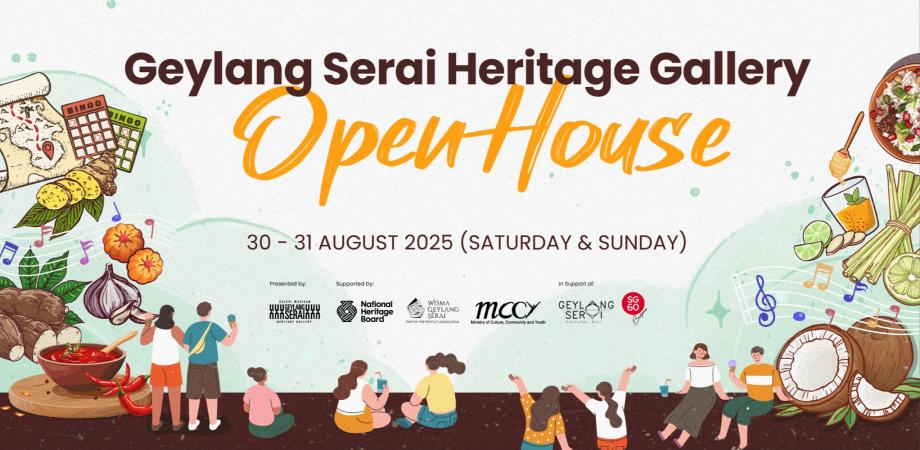 Geylang Serai Heritage Gallery Open House | 30-31 Aug 2025 | Peatix