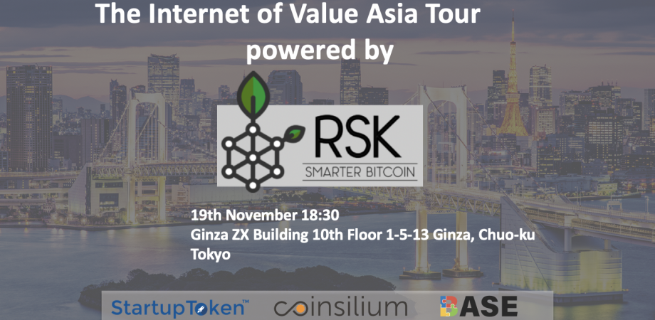 Rootstock緊急来日】Bitcoinにスマートコントラクトを。The Internet of value Asia Tour. Powered by Bitcoin, RSK. | Peatix
