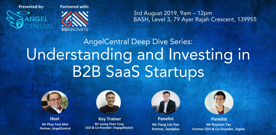 AngelCentral Deep Dive Series: Understanding and Investing in B2B SaaS Startups | Peatix