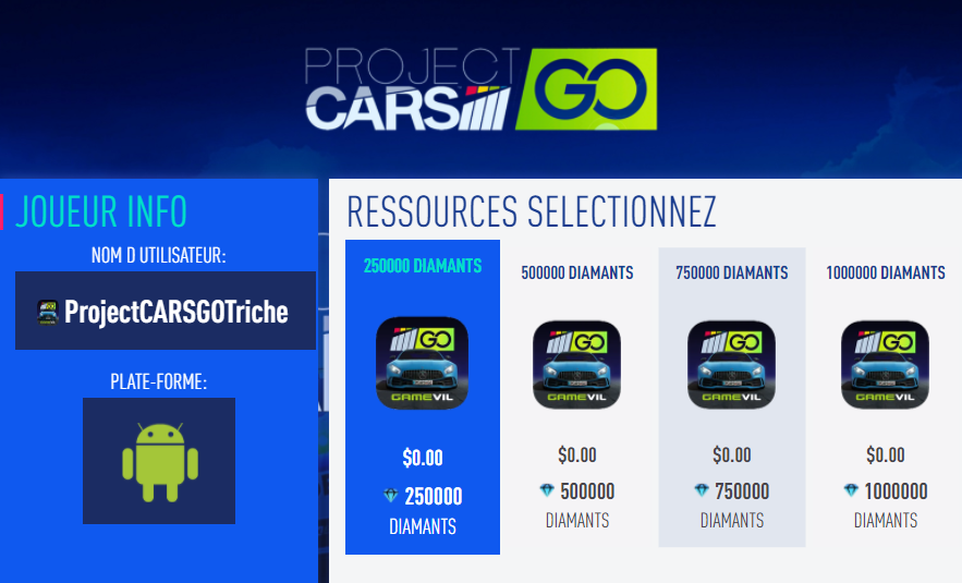 Project CARS GO Triche – Project CARS GO Astuce Diamants et Madbucks Gratuit | Peatix