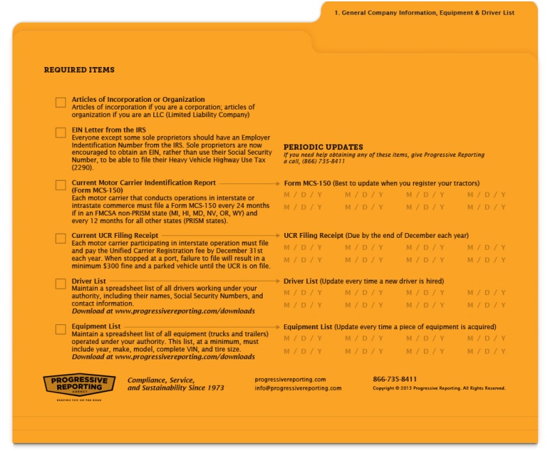 Driver Qualification Checklist | Peatix