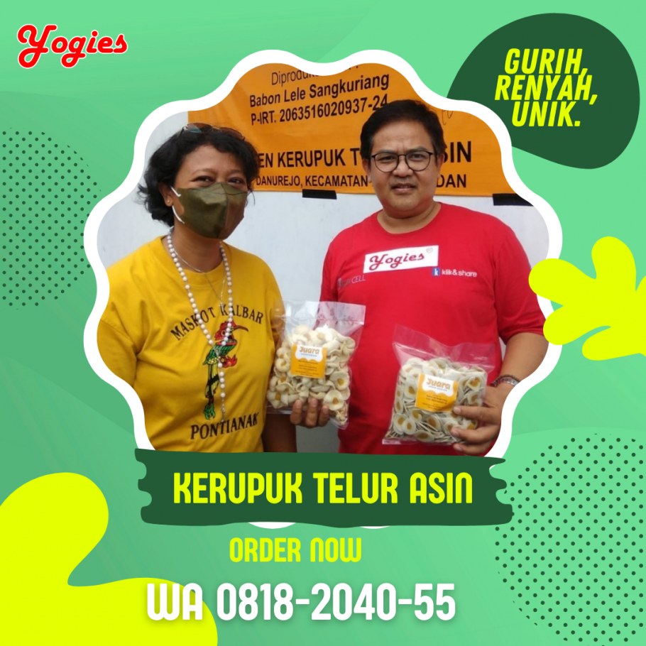 KTA YOGIES 0818-2040-55, Produsen Kerupuk Telur Asin Di Sumedang | Peatix