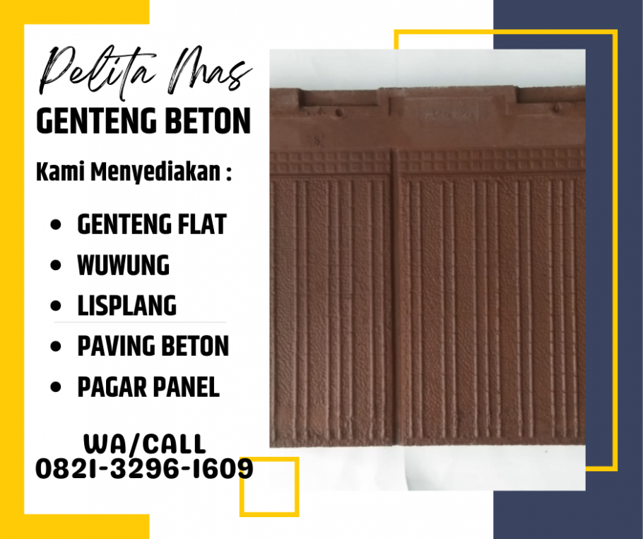 WA/TELP 0821-3296-1609, Distributor Atap Genteng Minimalis Terdekat Di Banyuwangi | Peatix