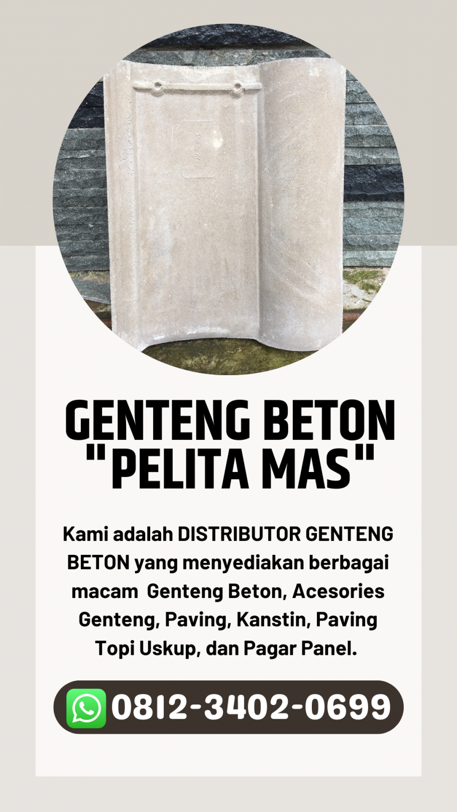 WA/TELP 0821-8614-8884, Toko Genteng Beton Untuk Rumah Minimalis Terdekat Di Lamongan | Peatix