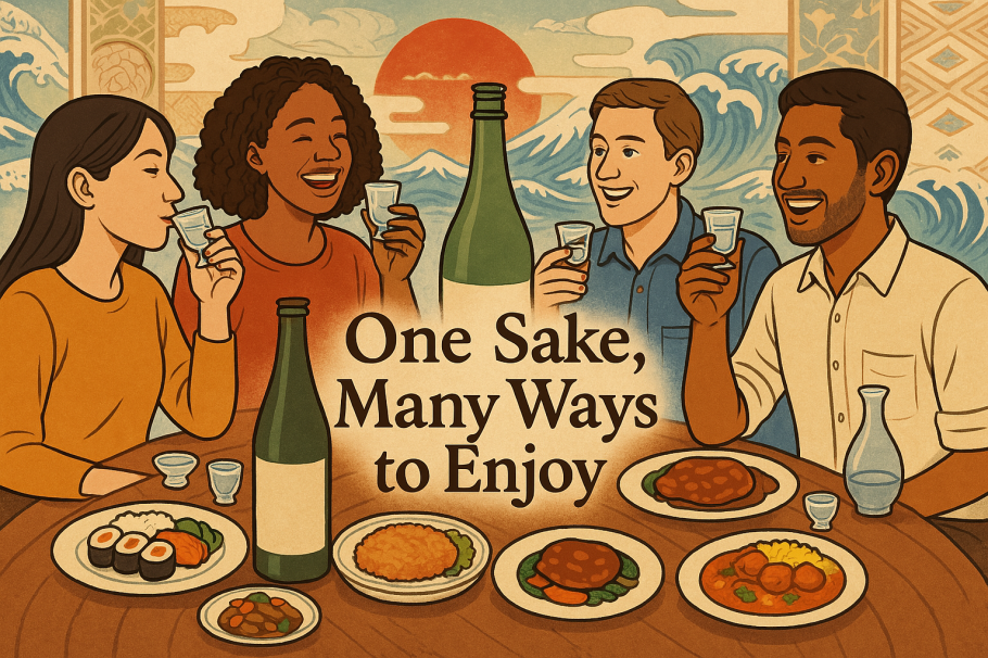 One Sake, Many Ways to Enjoy！🍶 **進化系日本酒 × フードペアリング体験会 開催！** | Peatix
